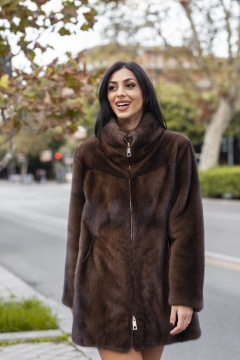 Giacca Visone Nero - Pellicceria Guarneri